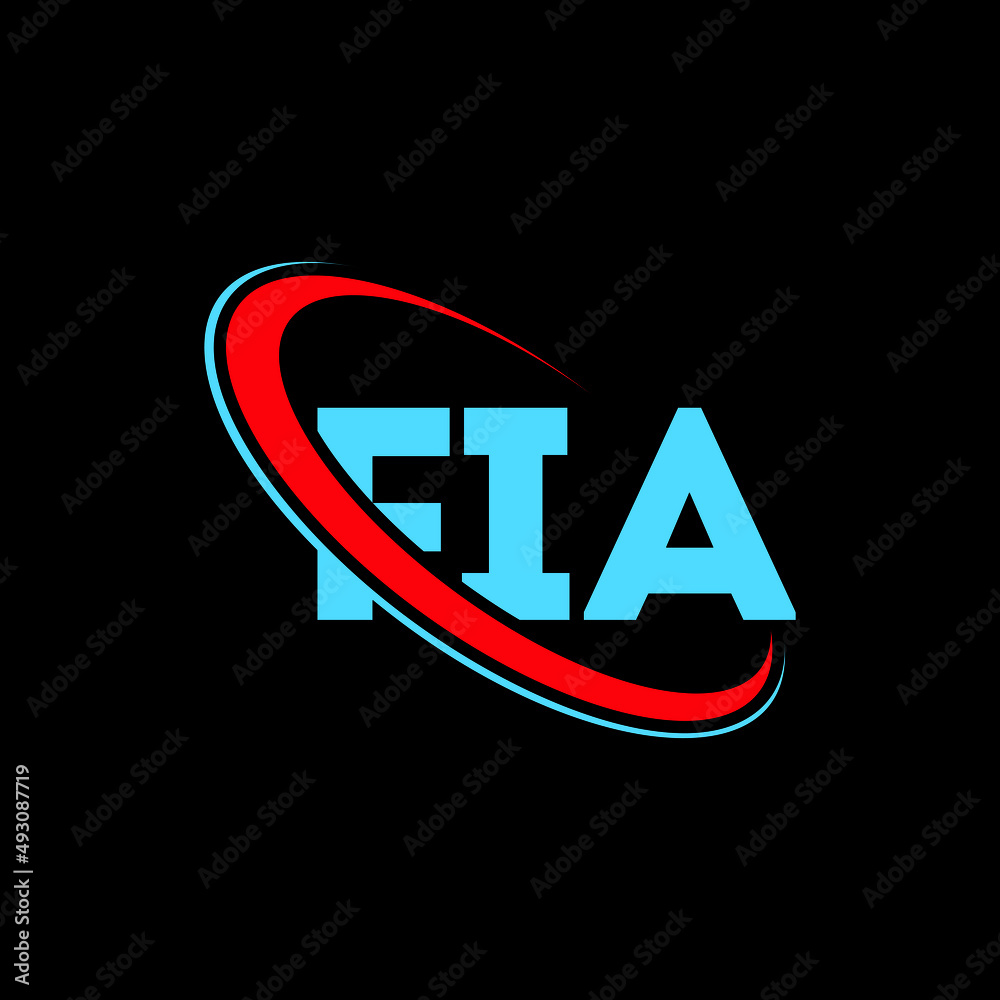 FIA logo. FIA letter. FIA letter logo design. Initials FIA logo linked ...