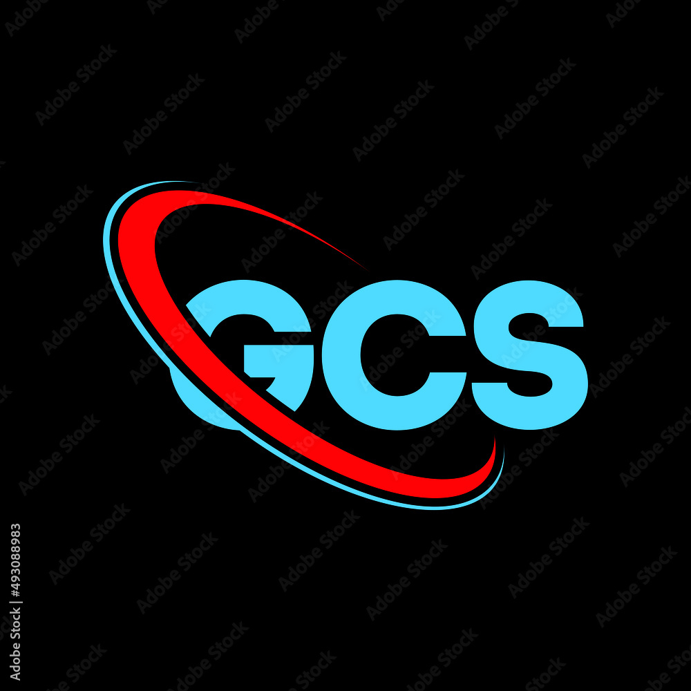 GCS logo. GCS letter. GCS letter logo design. Intitials GCS logo linked ...