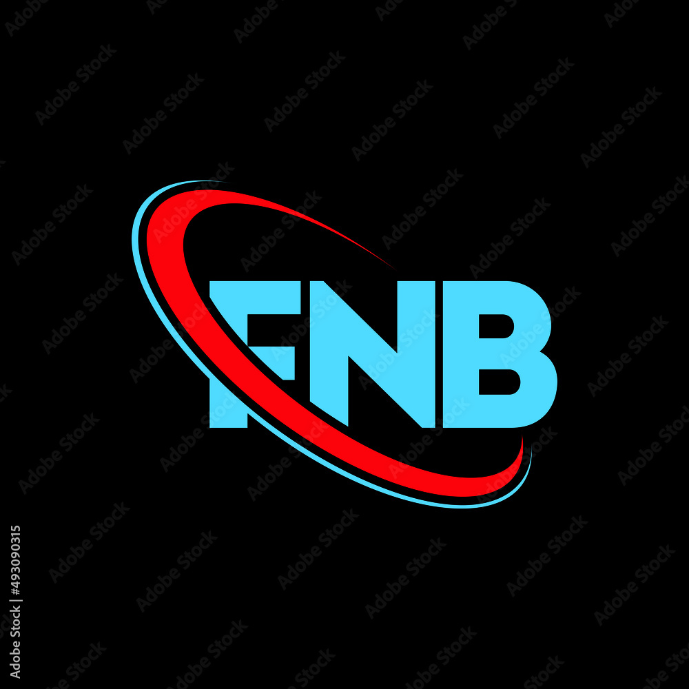 FNB logo. FNB letter. FNB letter logo design. Initials FNB logo linked ...