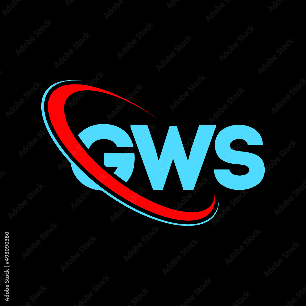 GWS logo. GWS letter. GWS letter logo design. Initials GWS logo linked ...