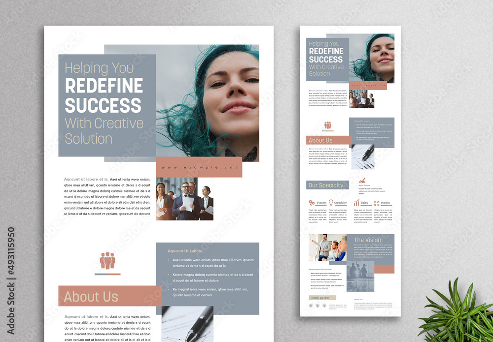 Business E Newsletter Layout Stock Template | Adobe Stock