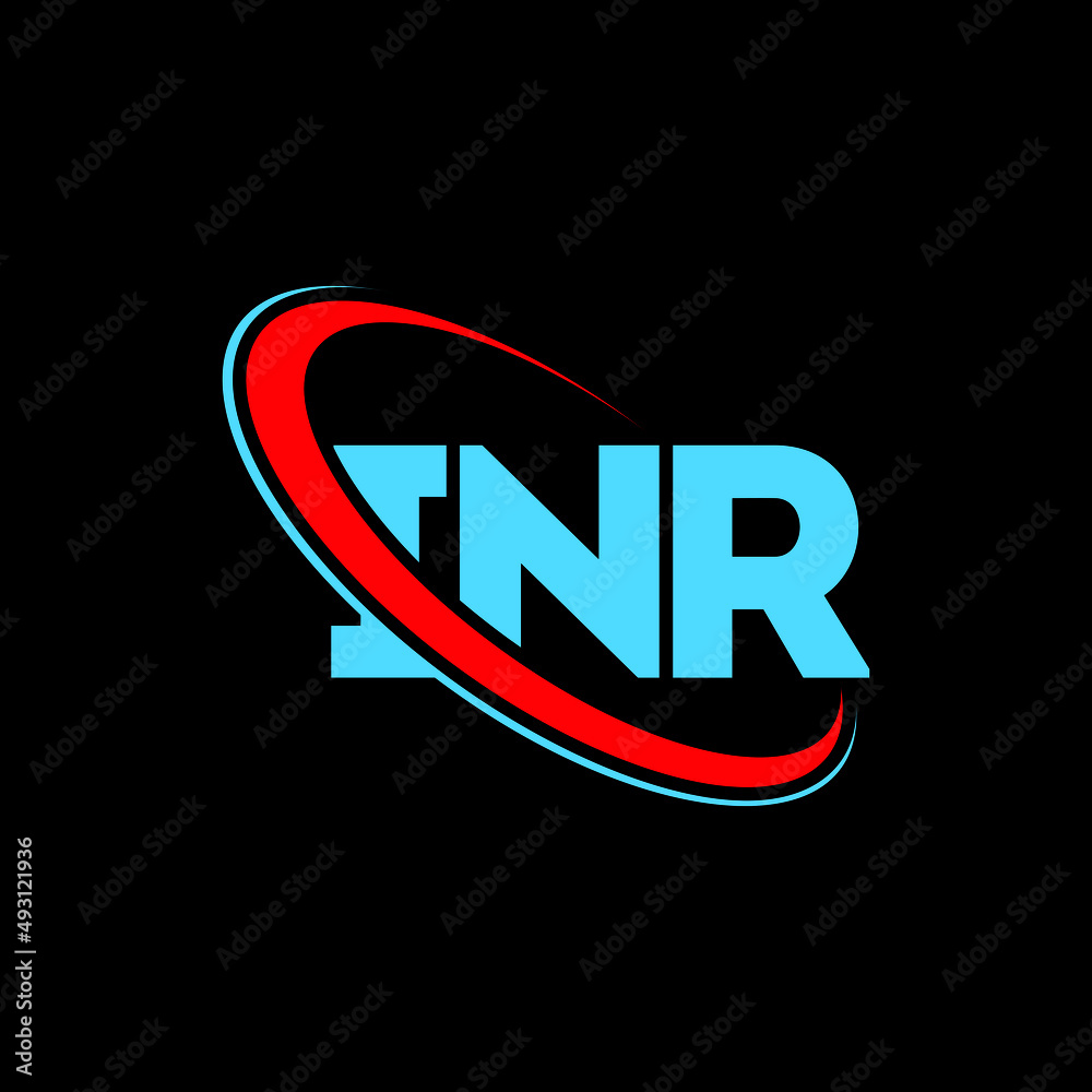 INR logo. INR letter. INR letter logo design. Initials INR logo linked ...