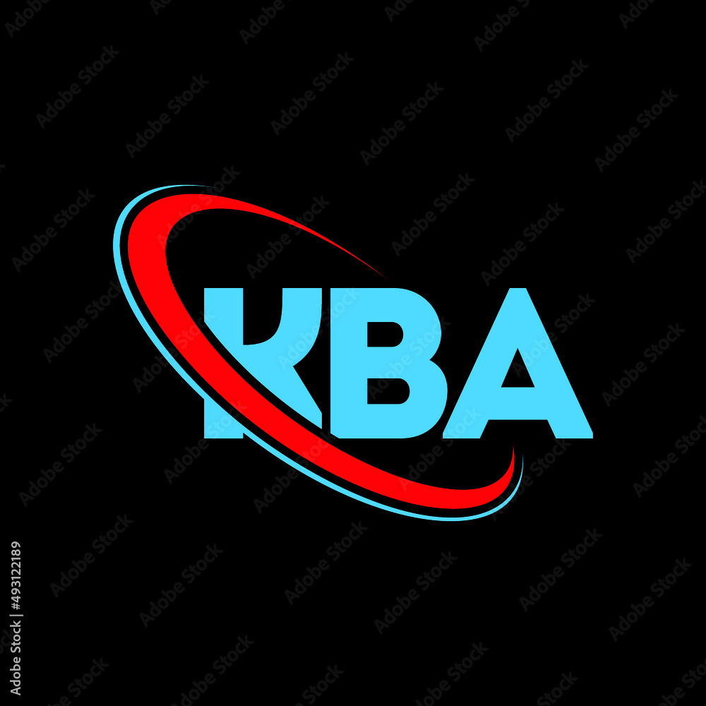 KBA logo. KBA letter. KBA letter logo design. Intitials KBA logo linked ...
