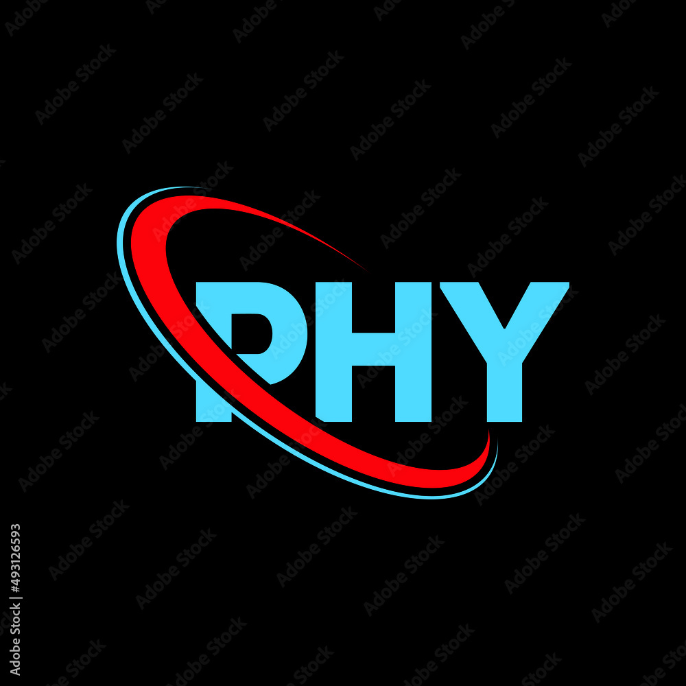 PHY logo. PHY letter. PHY letter logo design. Initials PHY logo linked ...