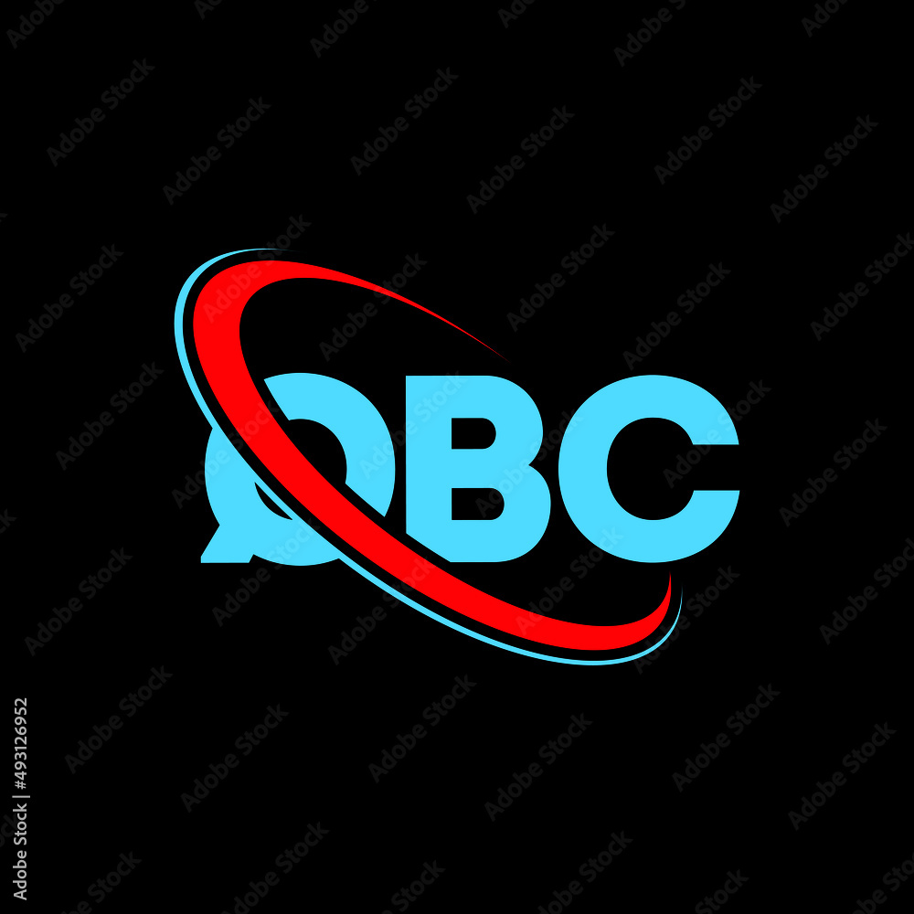 QBC logo. QBC letter. QBC letter logo design. Intitials QBC logo linked ...