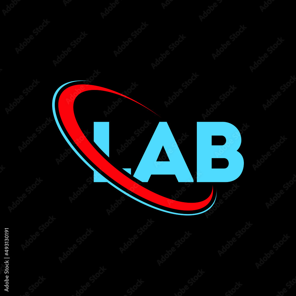 LAB logo. LAB letter. LAB letter logo design. Intitials LAB logo linked ...