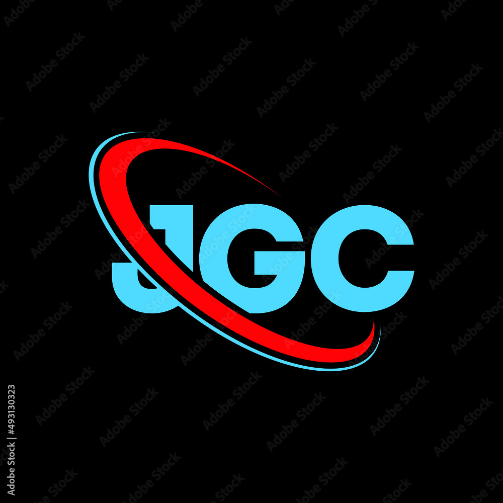 JGC logo. JGC letter. JGC letter logo design. Initials JGC logo linked ...