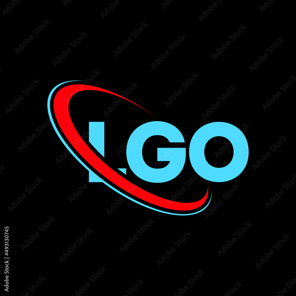 LGO logo. LGO letter. LGO letter logo design. Initials LGO logo linked ...