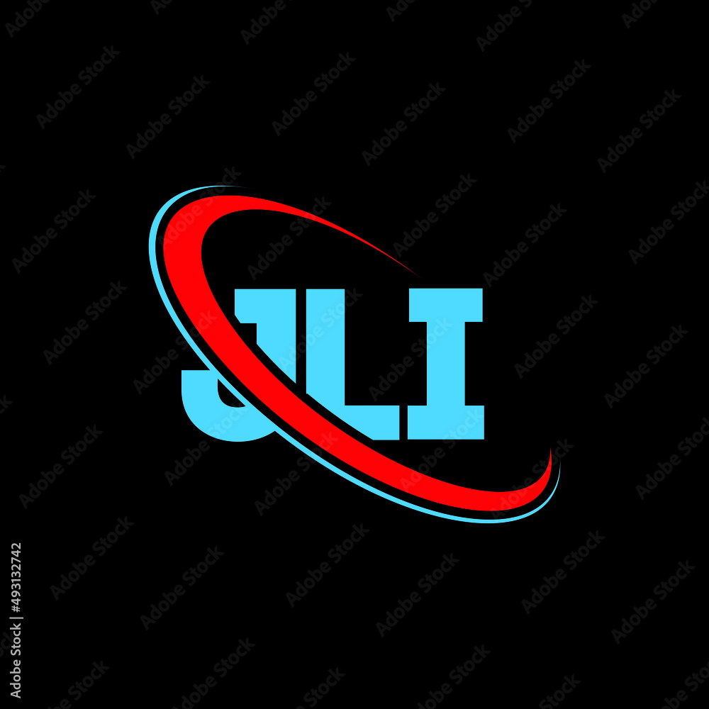 JLI logo. JLI letter. JLI letter logo design. Initials JLI logo linked ...