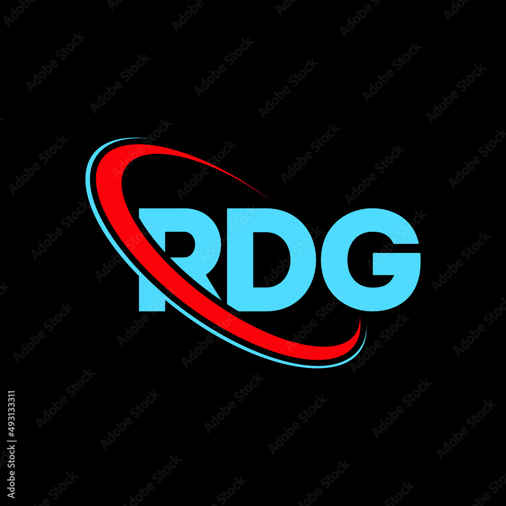 RDG logo. RDG letter. RDG letter logo design. Initials RDG logo linked ...