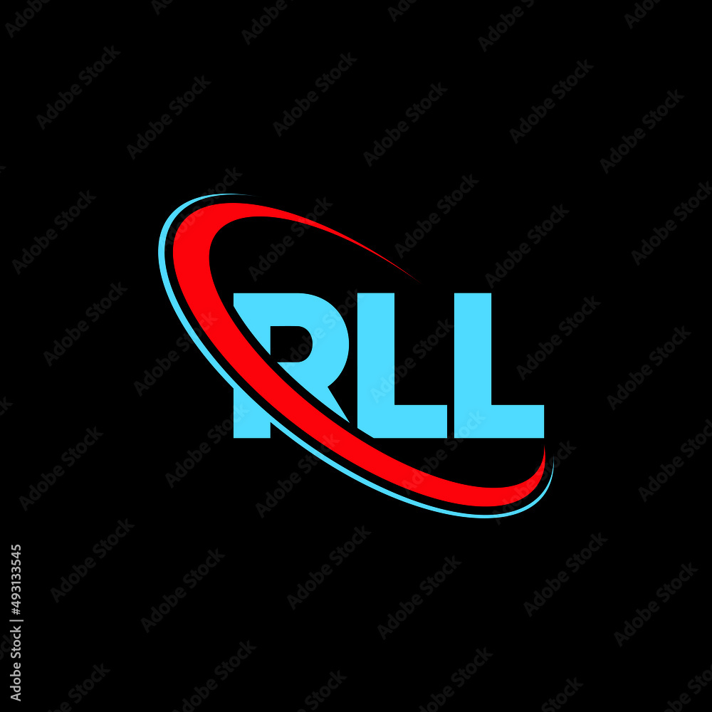 RLL logo. RLL letter. RLL letter logo design. Initials RLL logo linked ...