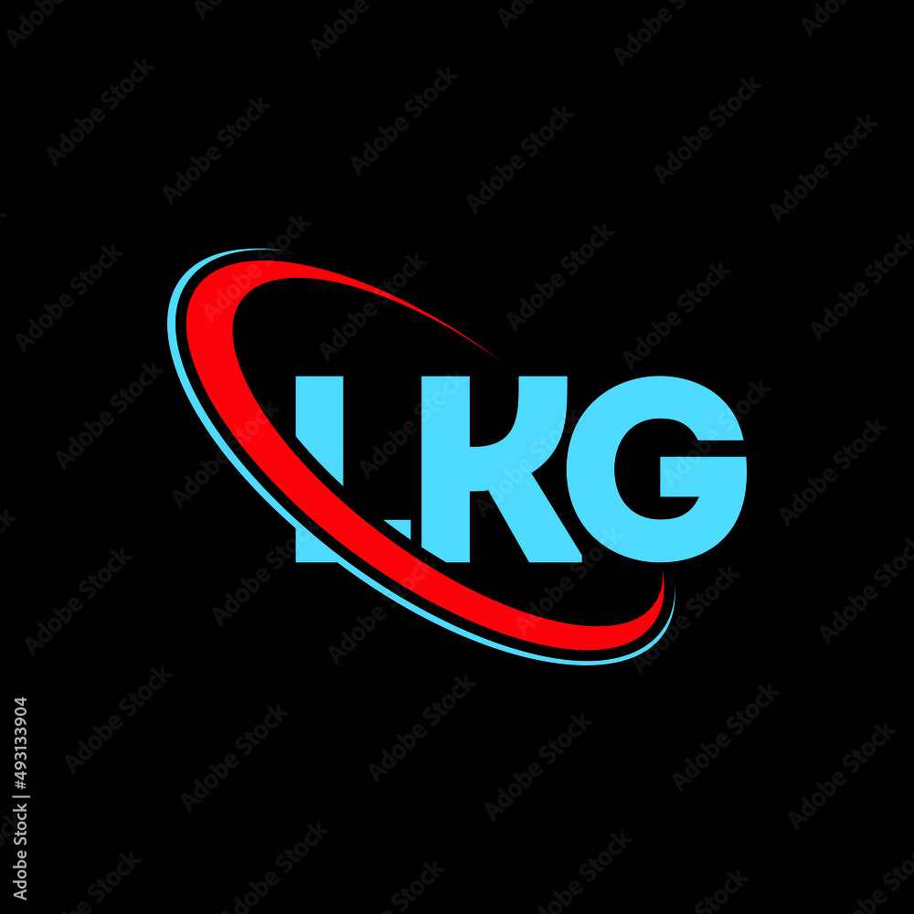 LKG logo. LKG letter. LKG letter logo design. Initials LKG logo linked ...