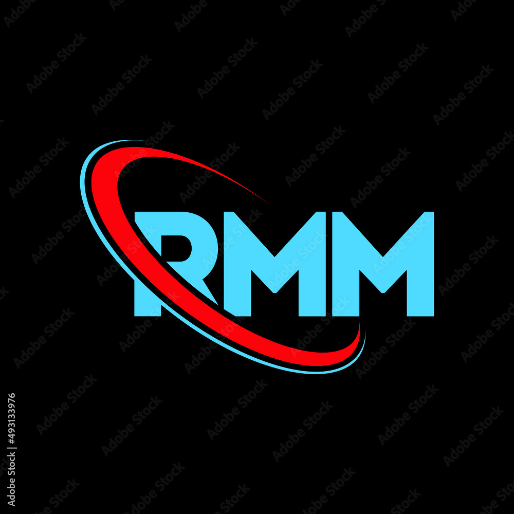 RMM logo. RMM letter. RMM letter logo design. Initials RMM logo linked ...