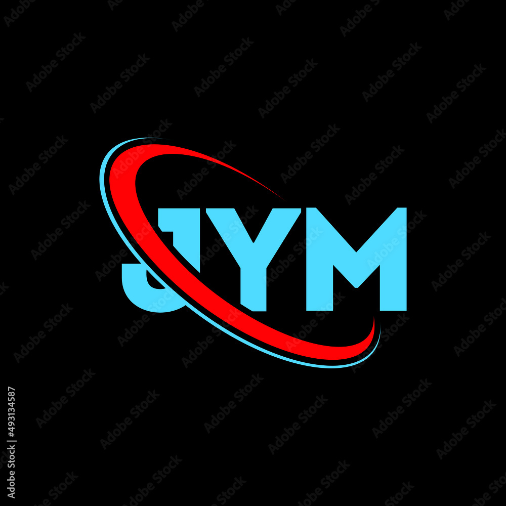 JYM logo. JYM letter. JYM letter logo design. Initials JYM logo linked ...