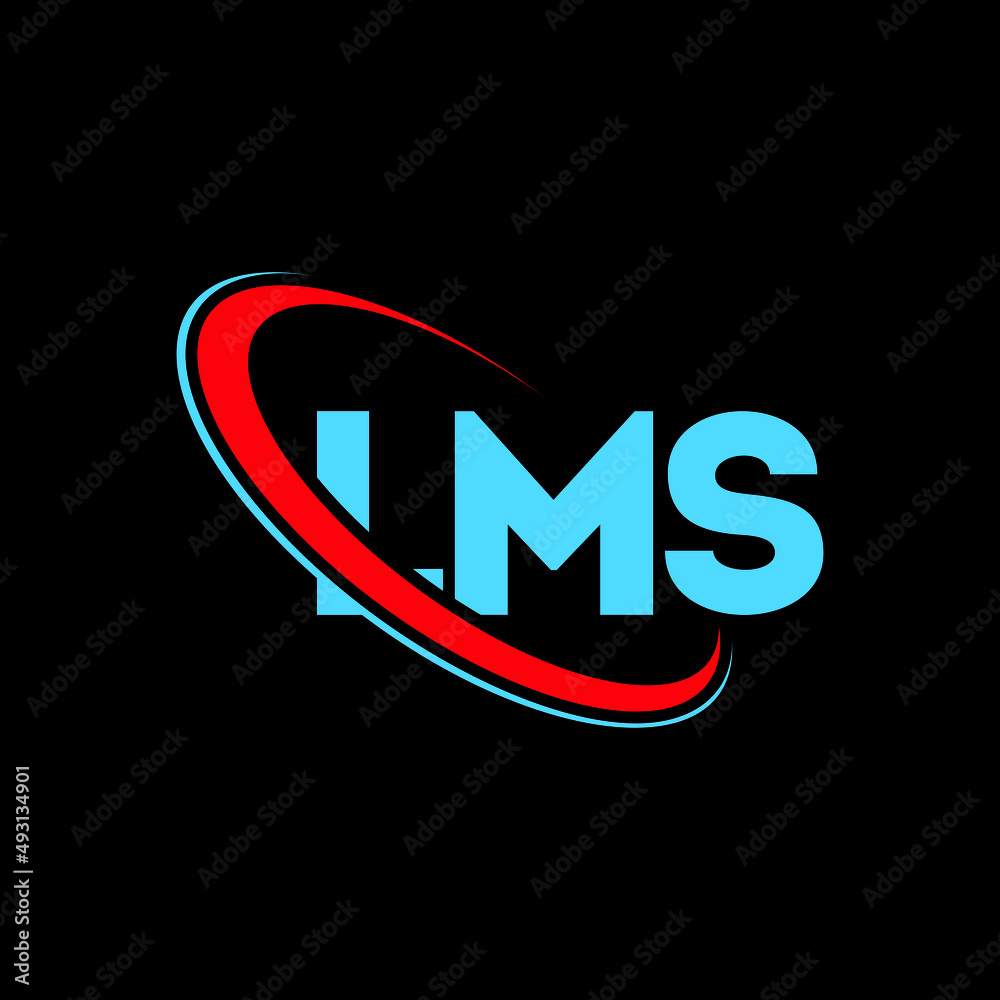 LMS logo. LMS letter. LMS letter logo design. Initials LMS logo linked ...