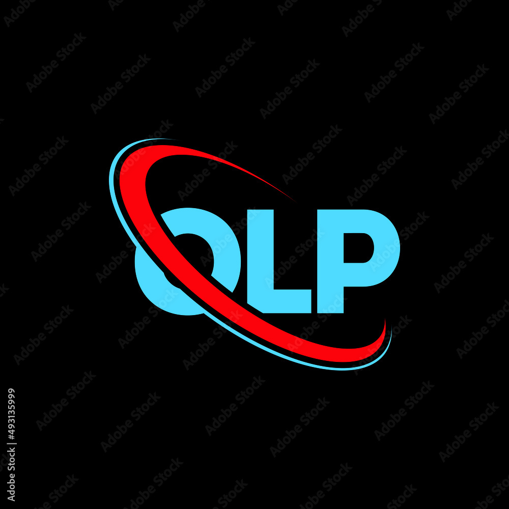 OLP logo. OLP letter. OLP letter logo design. Initials OLP logo linked ...