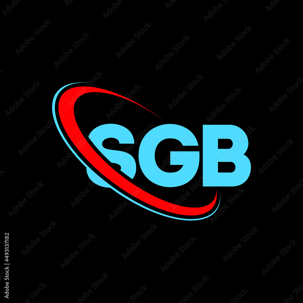 Vetor do Stock: SGB logo. SGB letter. SGB letter logo design. Initials ...