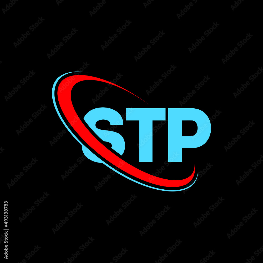 STP logo. STP letter. STP letter logo design. Initials STP logo linked ...