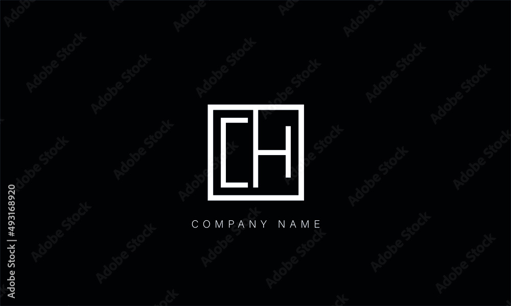 CH, HC, CH, Letters Logo Monogram Stock Vector | Adobe Stock