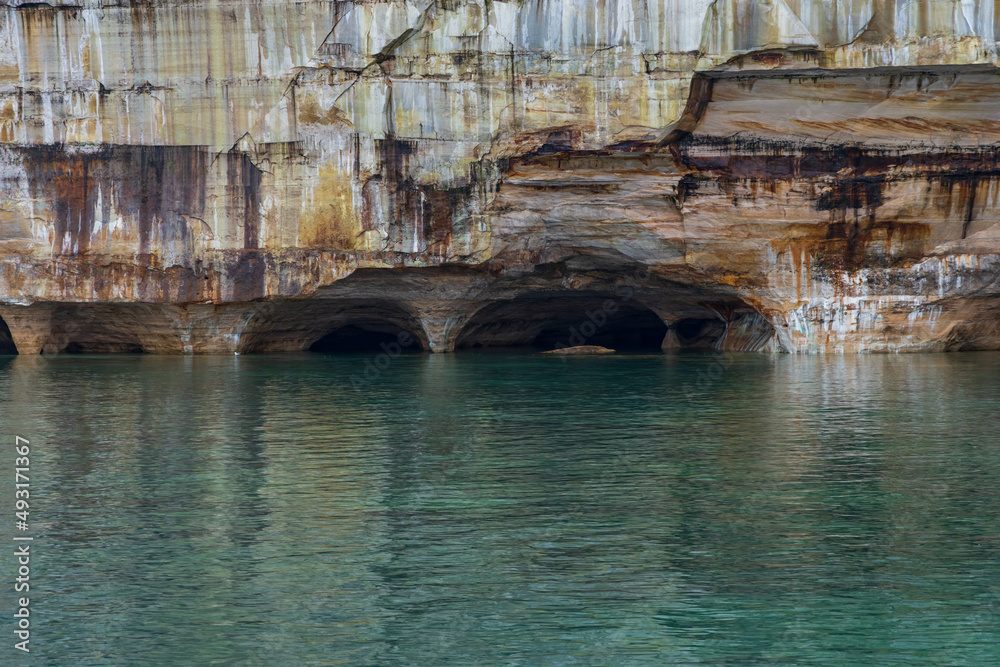 Pictured Rocks National Lakeshore, Upper Peninsula, Michigan, USA Stock ...