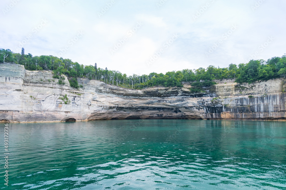 Pictured Rocks National Lakeshore, Upper Peninsula, Michigan, USA Stock ...