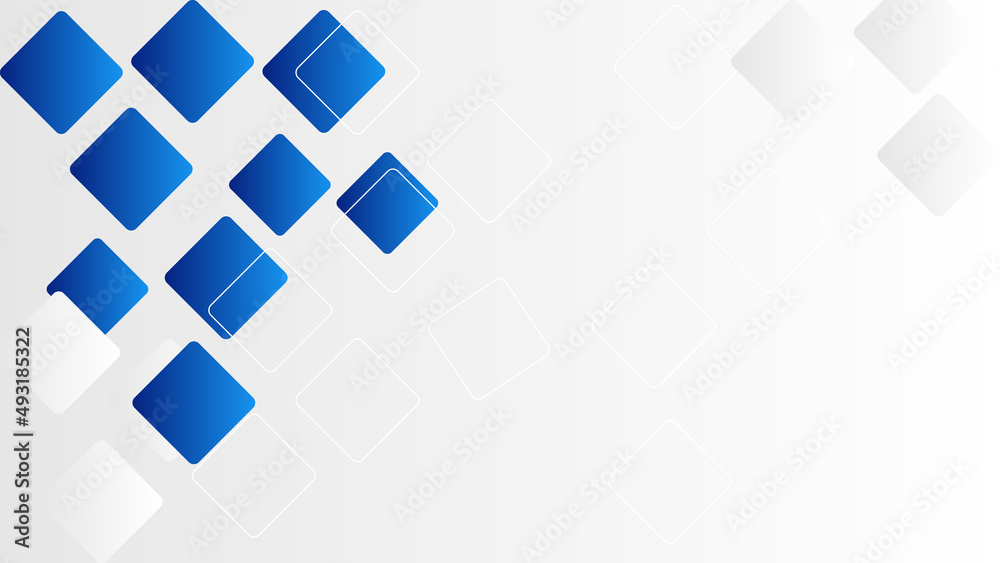 Modern simple 3D blue abstract background. Design for business card ...