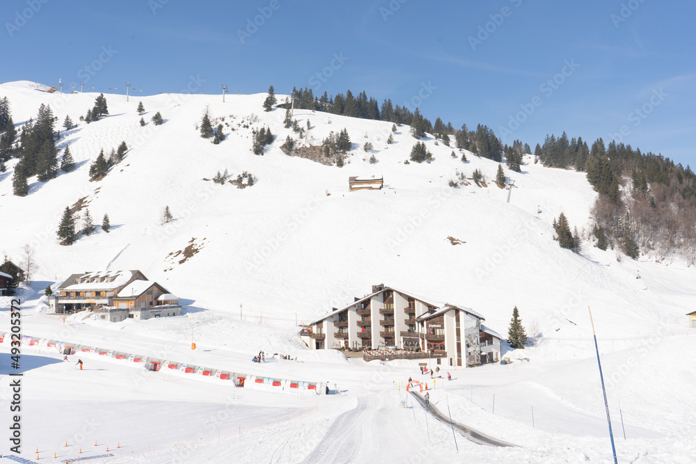 Winter sports on Mount Stoos, Authentic and genuine, the villages of ...