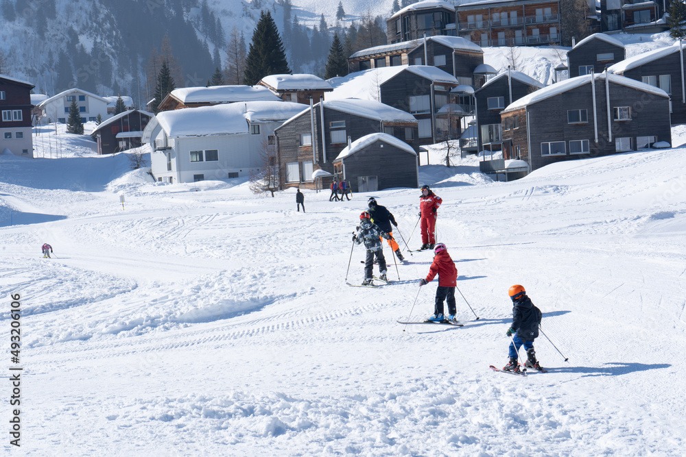 Winter sports on Mount Stoos, Authentic and genuine, the villages of ...