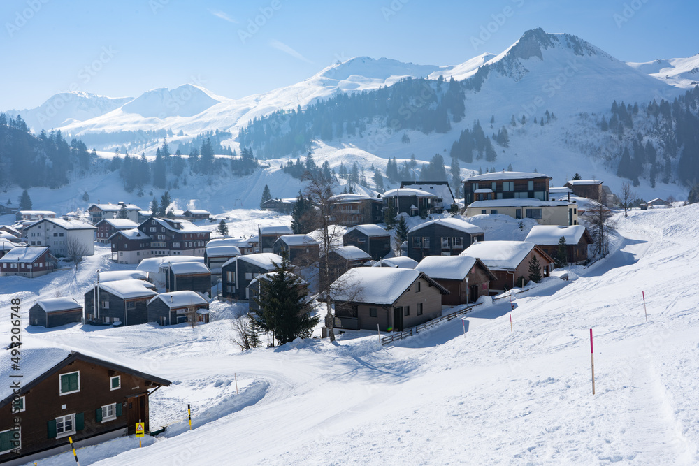 Winter sports on Mount Stoos, Authentic and genuine, the villages of ...