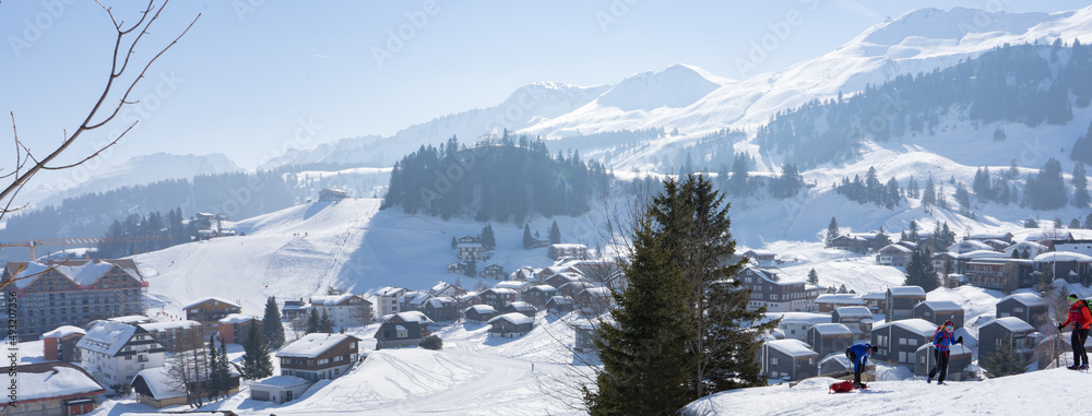 Winter sports on Mount Stoos, Authentic and genuine, the villages of ...