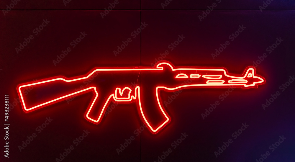 Blue Gun Wallpaper