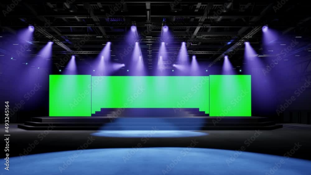 Motion Empty stage Design for mockup and Corporate identity,Display ...