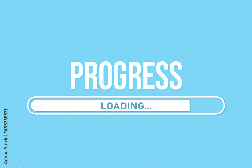 Loading progress, progress loading bar, progress bar Stock Photo ...