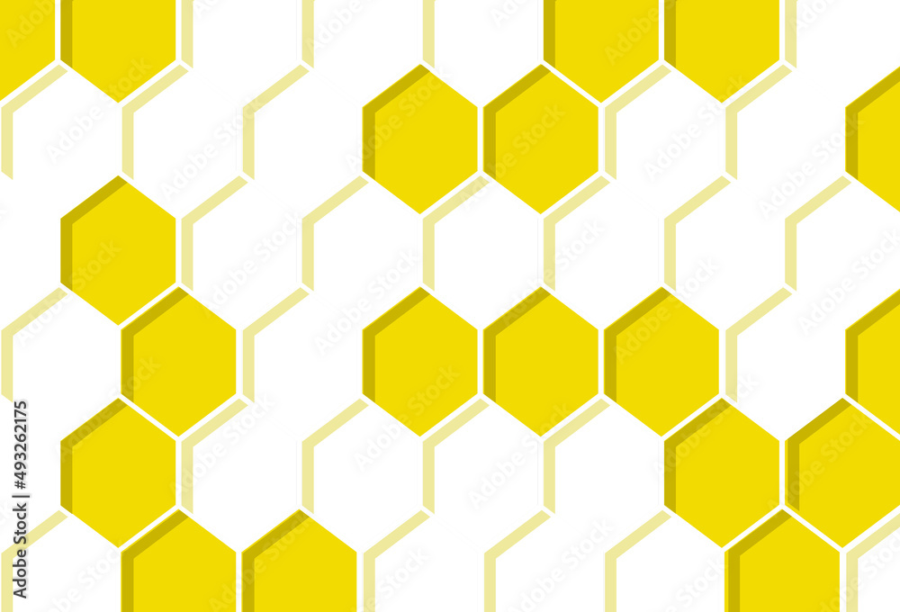 Abstract background design with honeycomb bee hive. Vector illustration ...