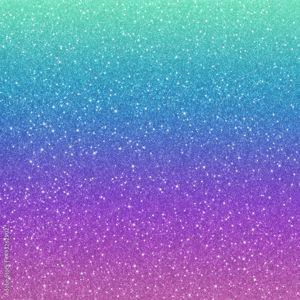 Teal Ombre Glitter Background
