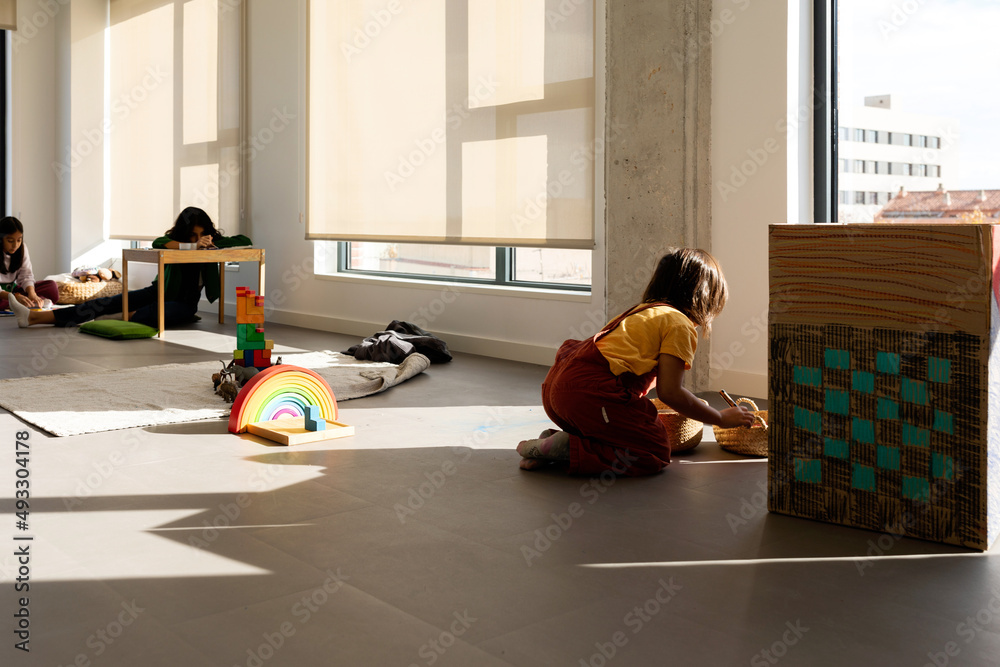 kids playing on a playdate Stock Photo | Adobe Stock