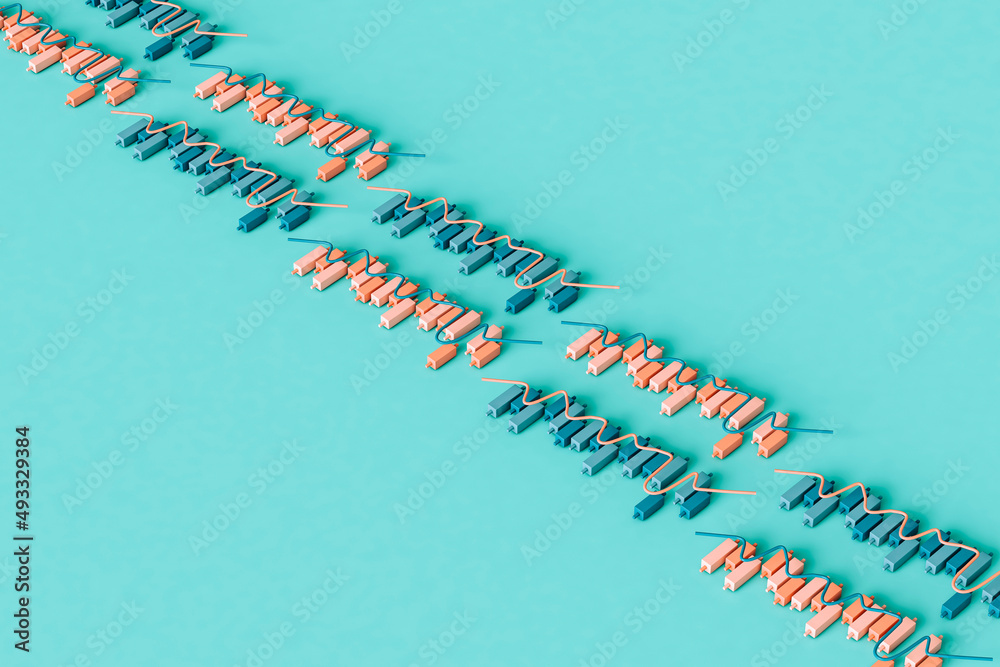 rows of Stock Market diagrams Stock Photo | Adobe Stock