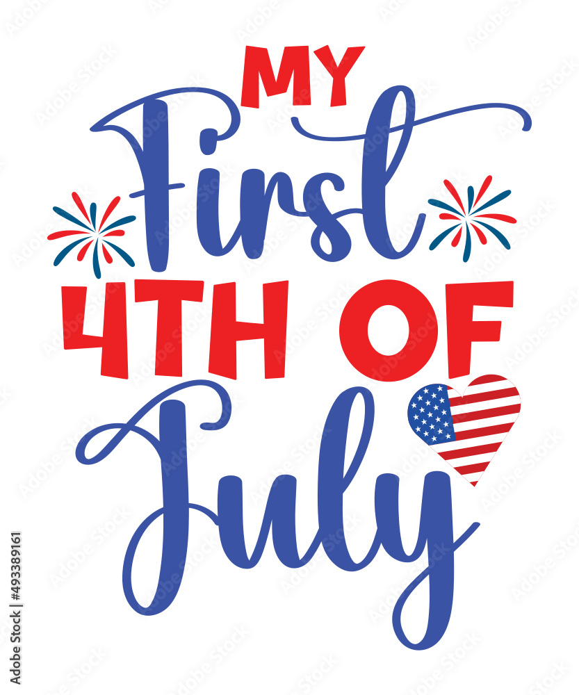 Vecteur Stock 4th of July SVG Bundle,July 4th SVG, fourth of july svg, independence day svg ...