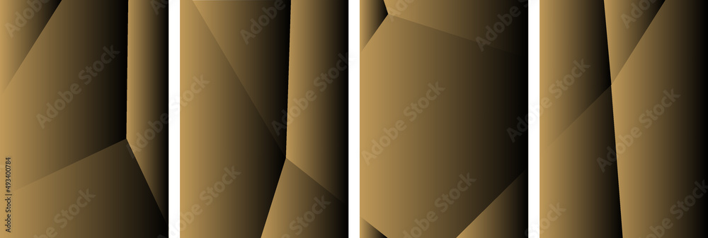 Abstract background design. Cardboard paper fold effect. Minimal design ...