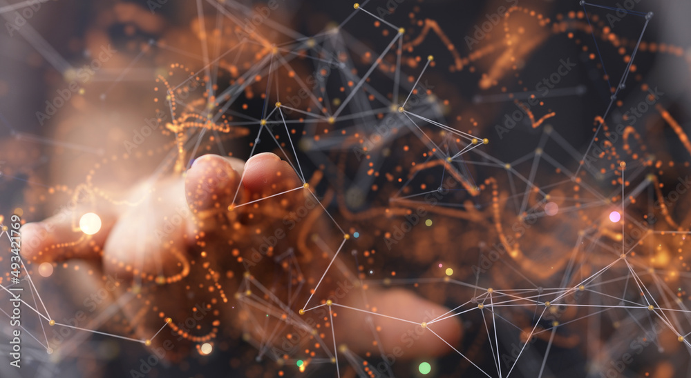 internet connection in outer space Stock Photo | Adobe Stock