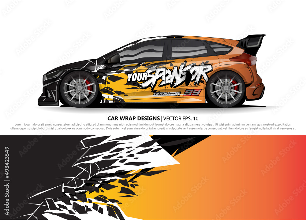 car graphic background vector. abstract lines vector with modern ...