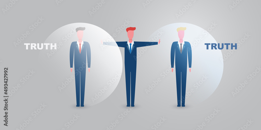 People in Their Own Information Bubble with Totally Different Opinions ...