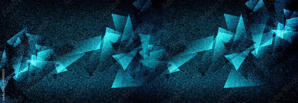 Abstract blue background white striped pattern and blocks in diagonal ...