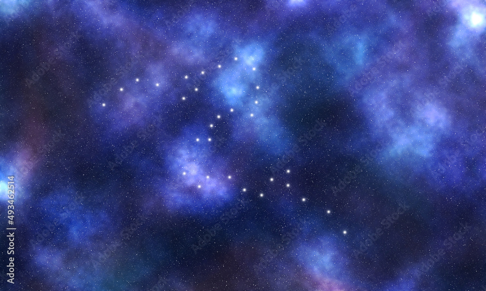 Eridanus star constellation, Night sky, Cluster of stars, Deep space ...