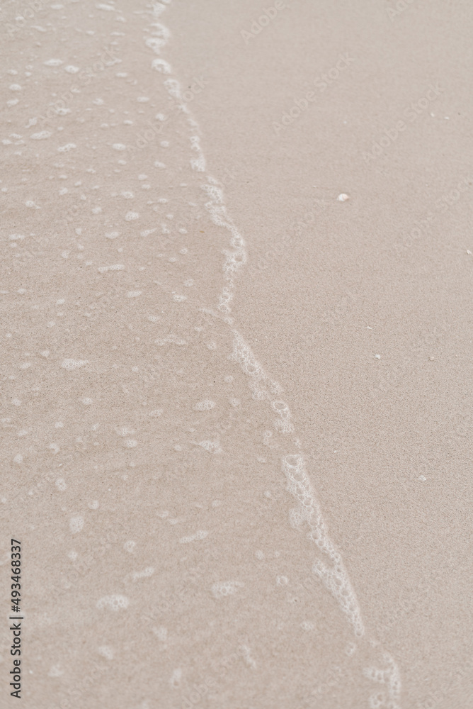 Sandy beach background. Beige color. Minimalist aesthetic Stock Photo ...