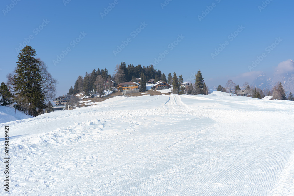 Winter sports on Mount Stoos, Authentic and genuine, the villages of ...
