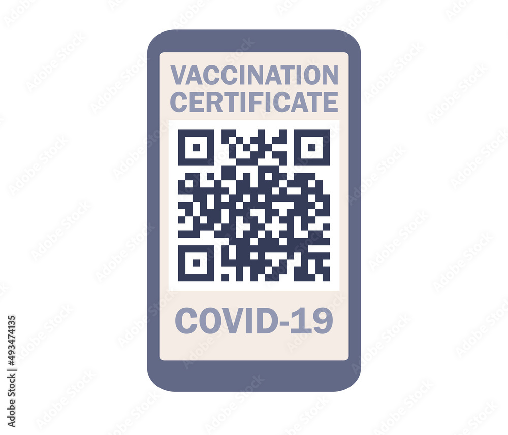 Vettoriale Stock Health passport of vaccination for covid-19 icon ...