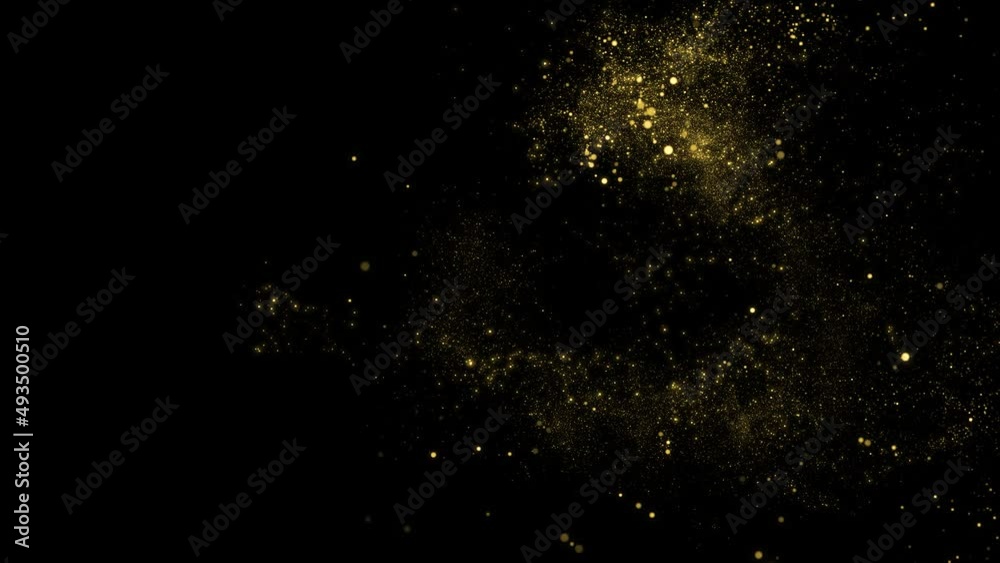 Abstract Light Particle Flowing Loop 4k animation of an abstract ...