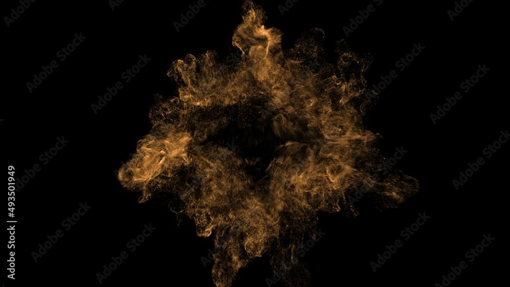 Vidéo Stock Abstract Light Particle Flowing Loop 4k animation of an ...