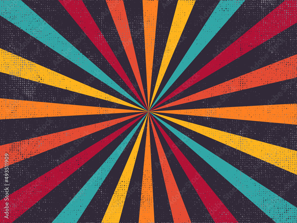 Vintage Burst Background